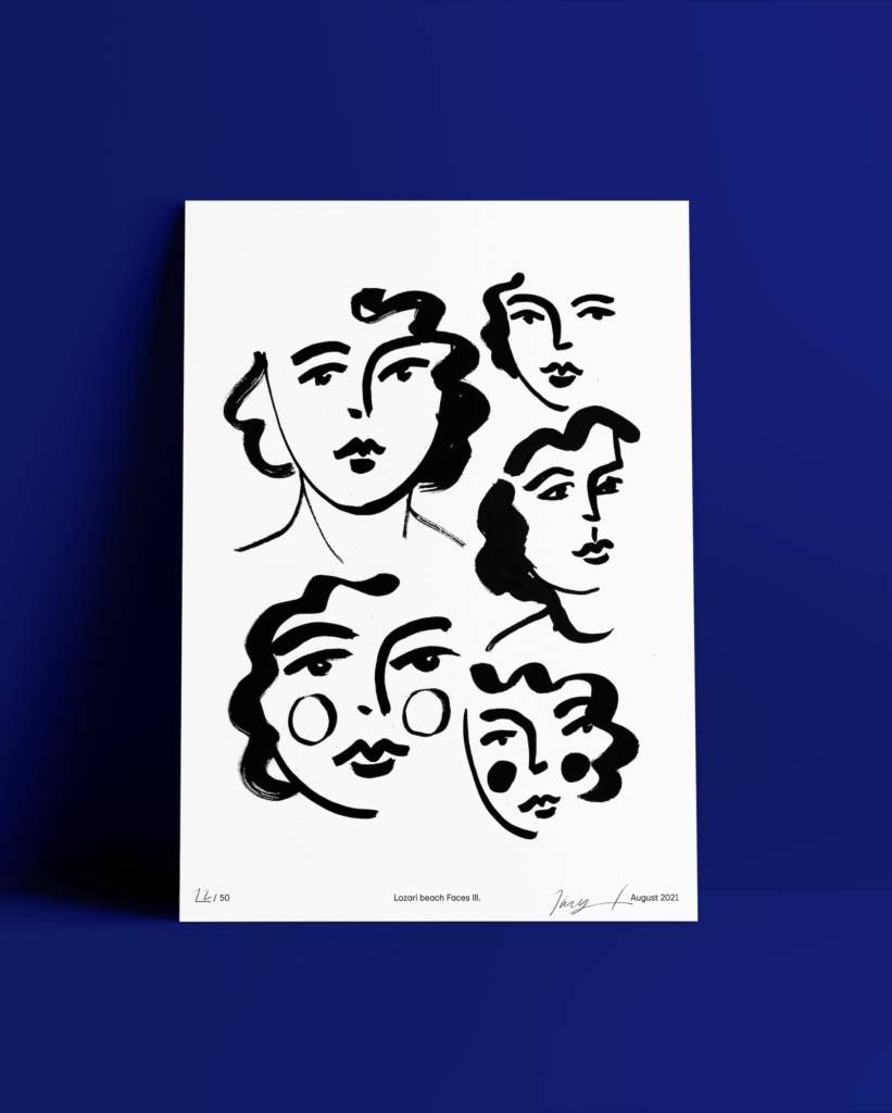Print on Paper | Lozari Beach Faces - In August Company