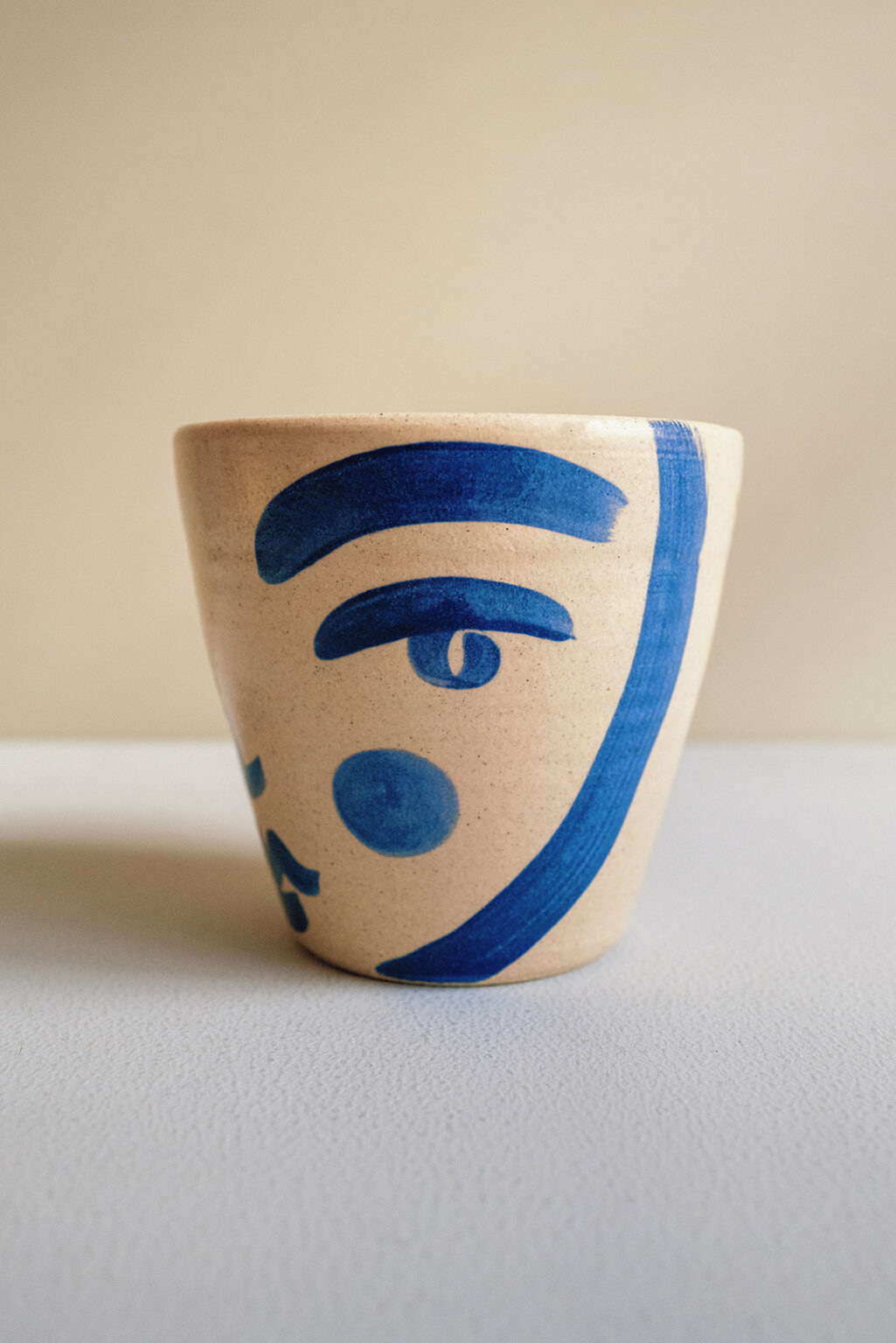 Painted Face Cup | Medium - In August Company