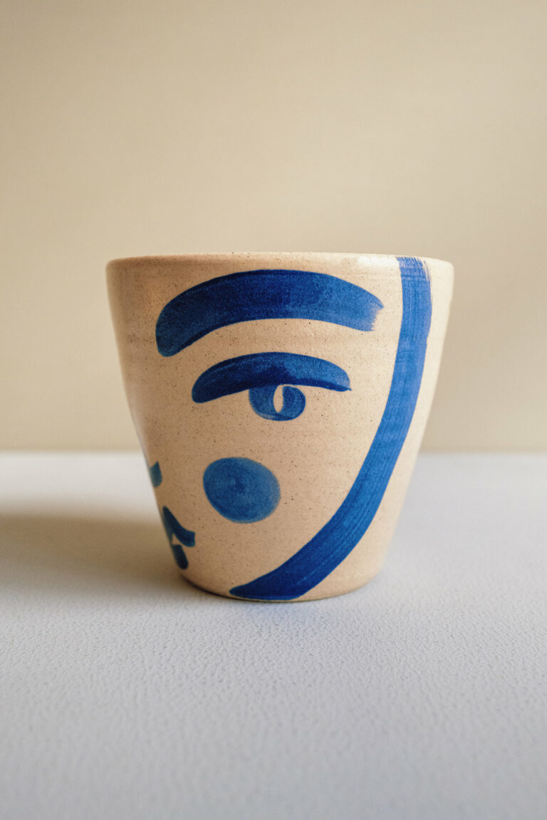 Painted Face Cup | Medium - In August Company