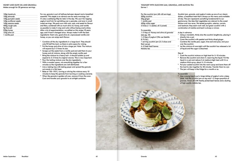 Atelier September Cookbook - In August Company